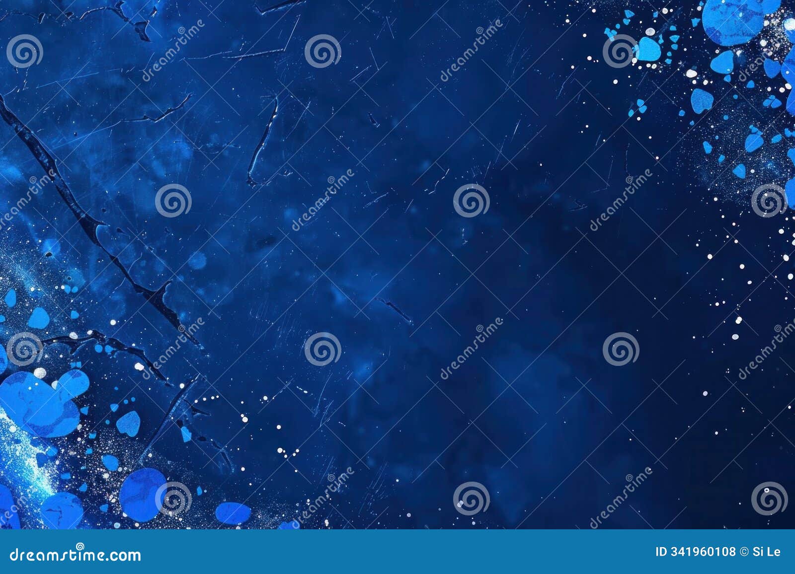 Blue Glowing Gradient Background with Grainy Texture and Noise Effect ...