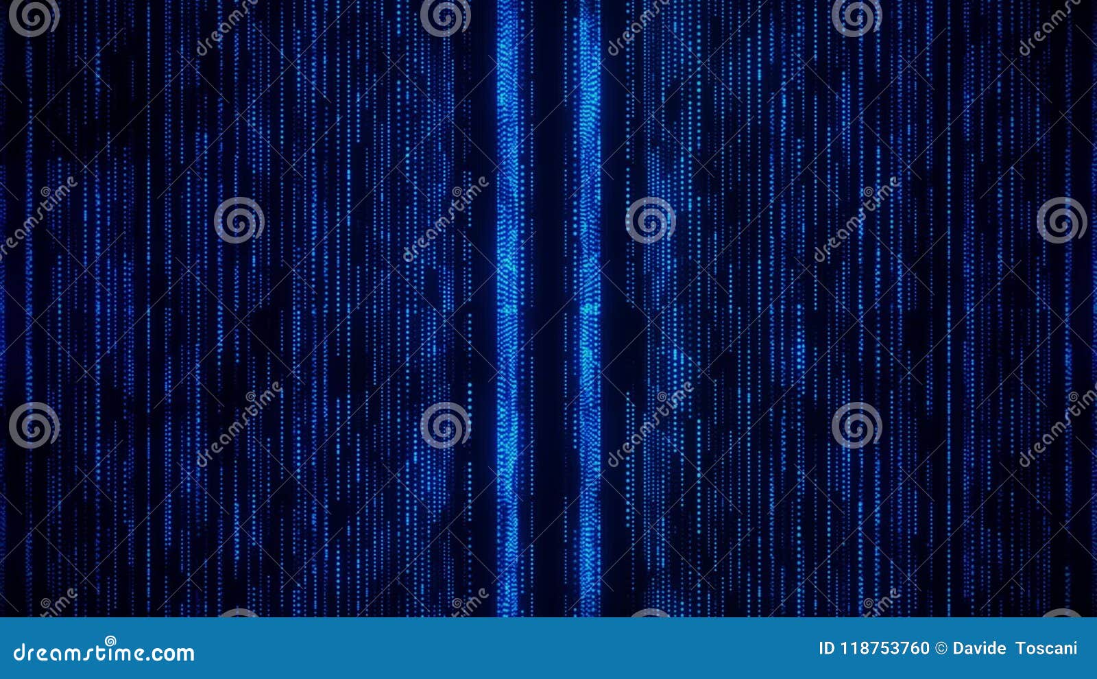 Blue Glowing Matrix Grid Lines VJ Loop Motion Background V1 Stock ...