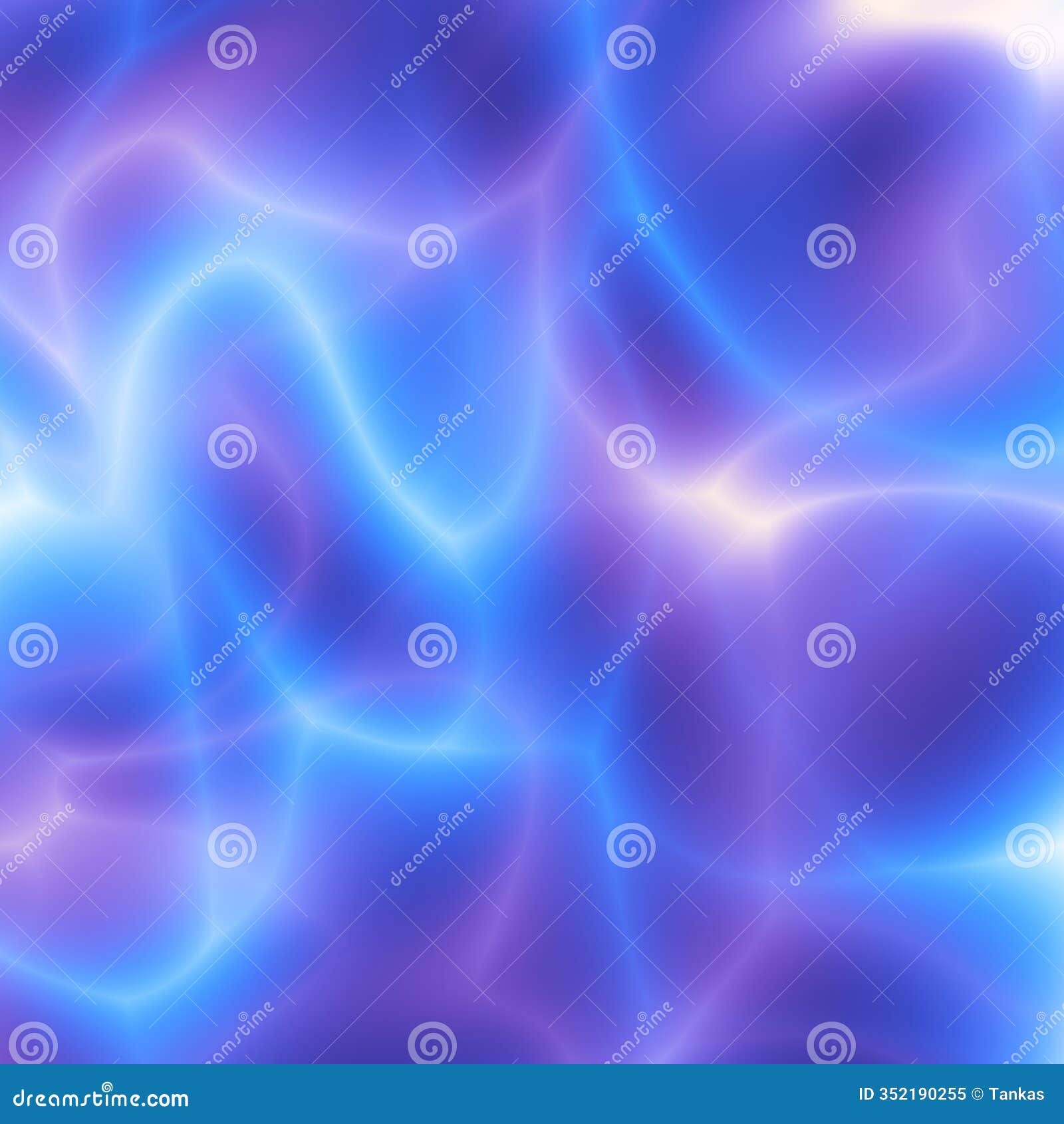 Blue Glowing Multidimensional Plasma Force Field. Abstract Glowing ...