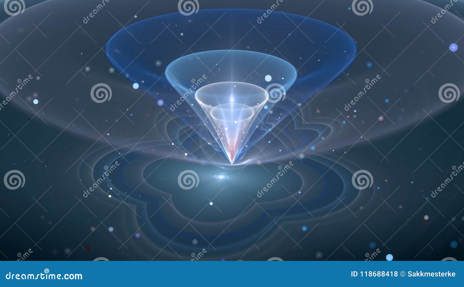 Blue Glowing Qubit Fractal Stock Illustration Illustration Of Qubit 118688418
