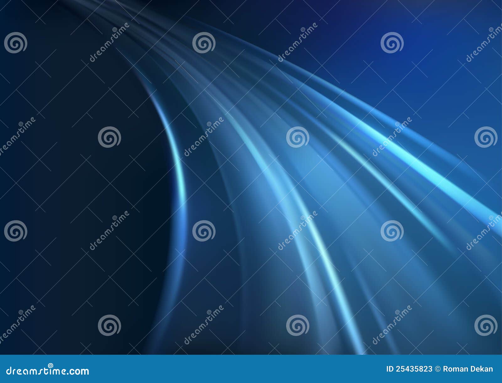 Blue Glowing Rays stock vector. Illustration of rays - 25435823