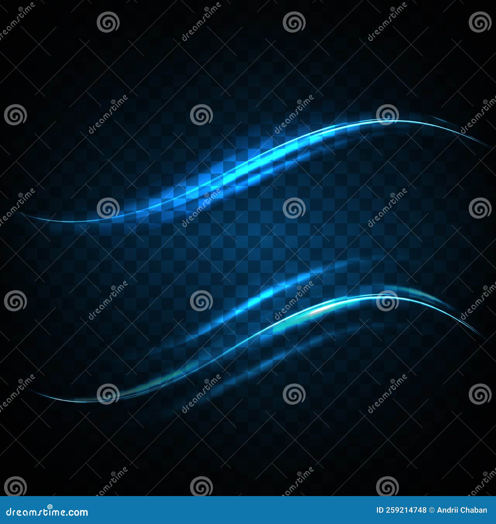 Blue Glowing Shiny Lines Effect Vector Background. EPS10. Abstract ...