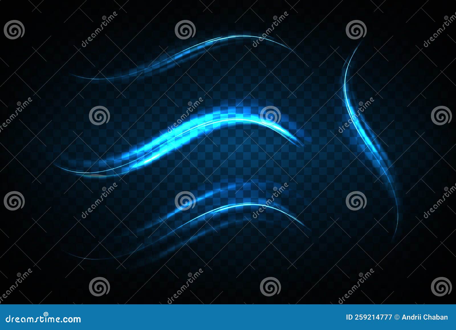 Blue Glowing Shiny Lines Effect Vector Background. EPS10. Abstract ...