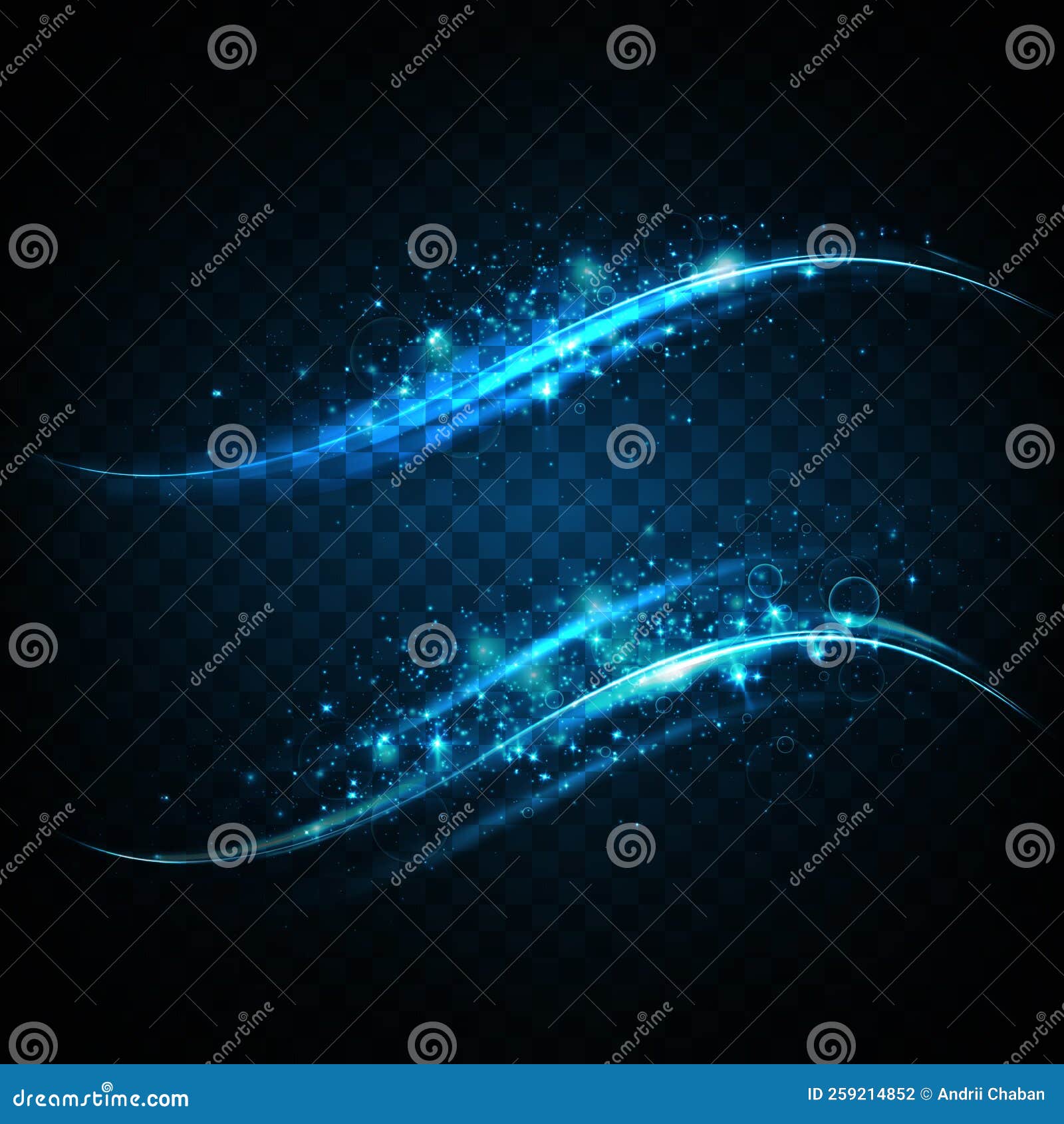 Blue Glowing Shiny Lines Effect Vector Background. EPS10. Abstract ...