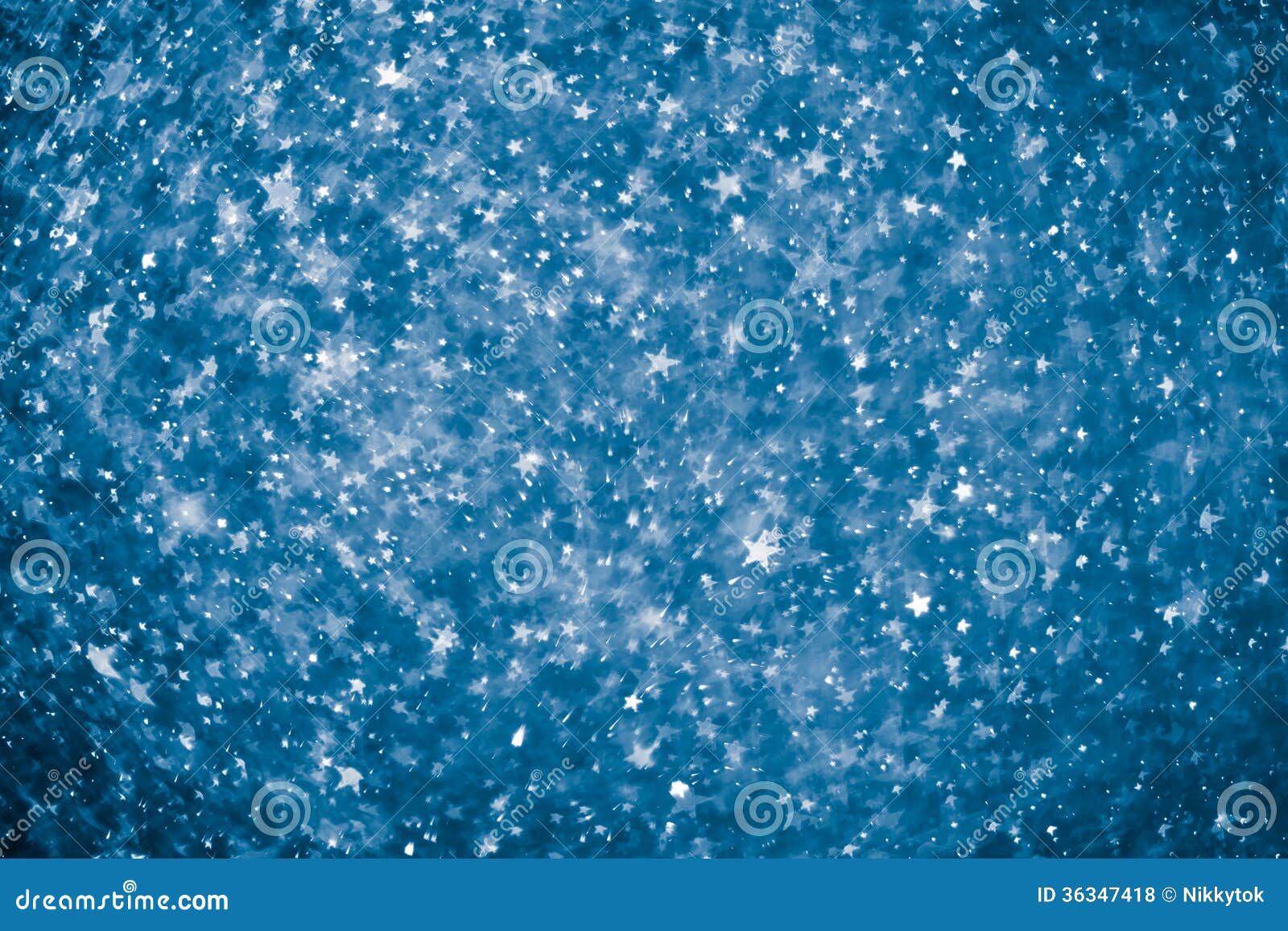 Blue Glowing Stars Background Stock Photo - Image of fairy, cosmos ...