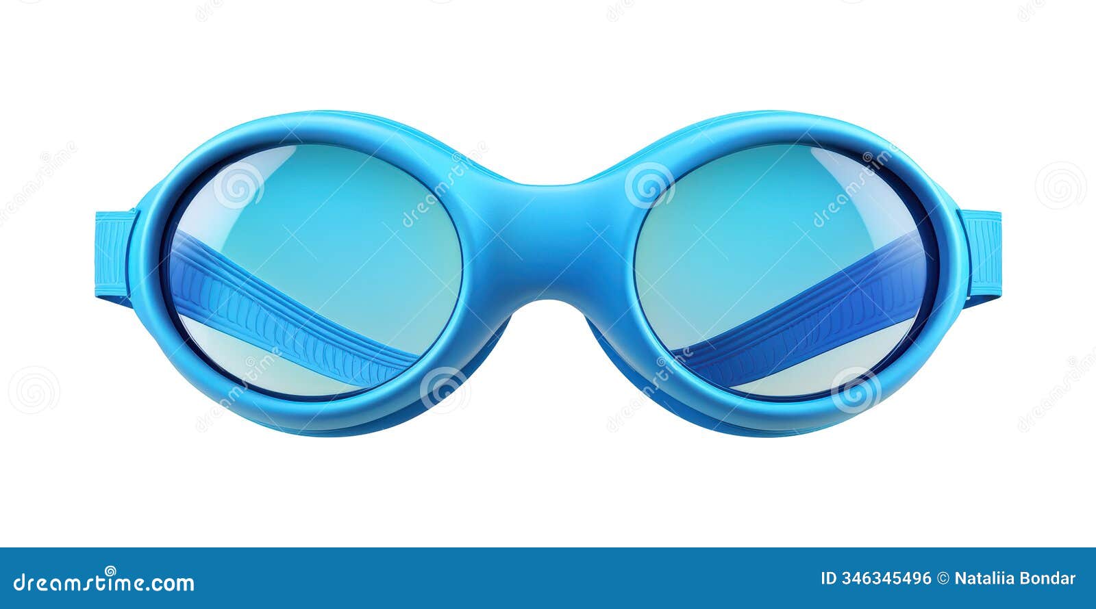 Blue Goggles Illustration Isolated on Transparent Background Stock ...