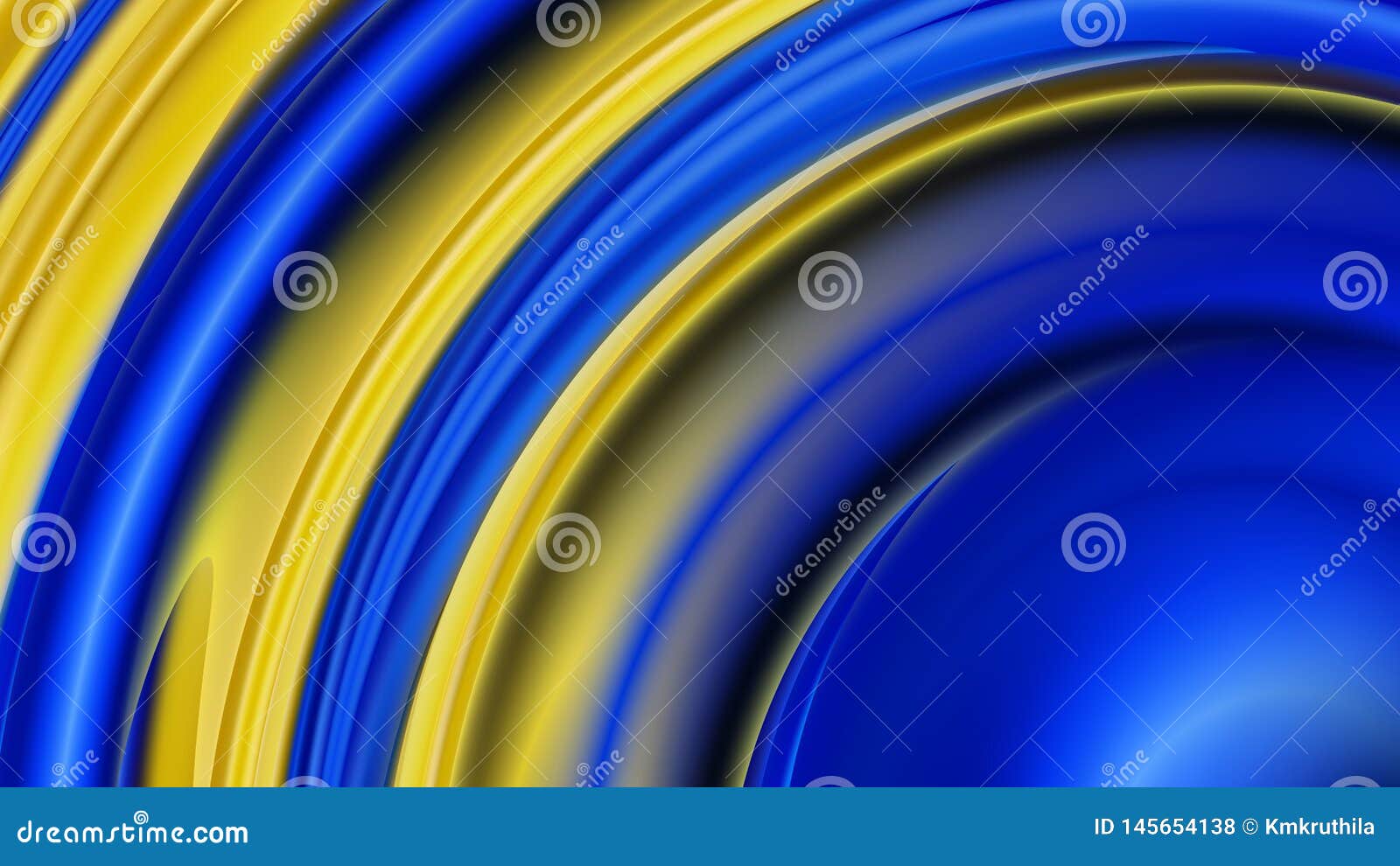 Blue and Gold DesignBeautiful Elegant Illustration Graphic Art Design ...