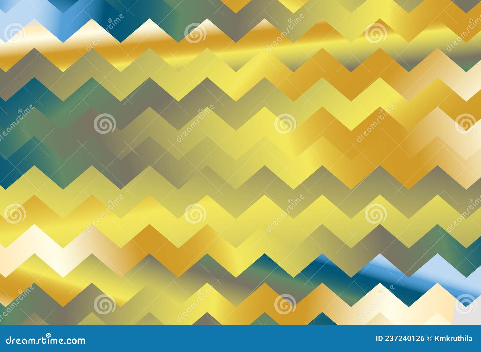 Blue and Gold Gradient Chevron Pattern Background Vector Art Beautiful ...