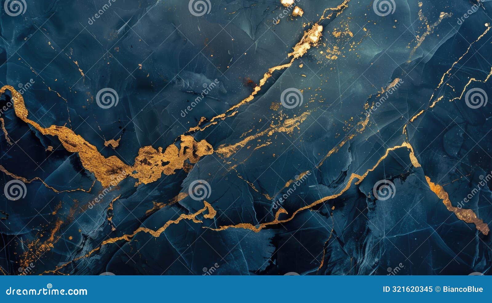 Blue and Gold Marble Texture. AIG51A Stock Image - Image of lavish ...