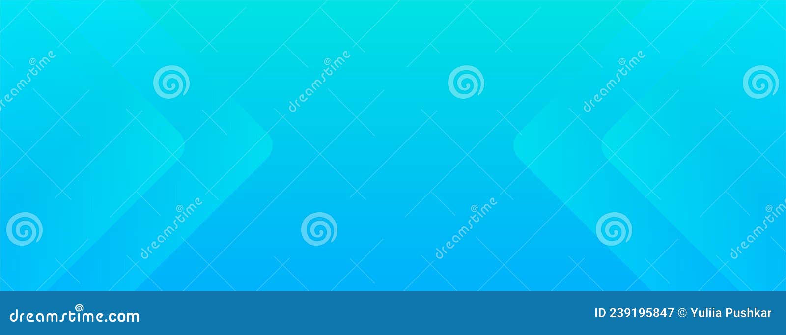 Blue Gradient Abstract Vector Long Banner. Business Minimal Background ...