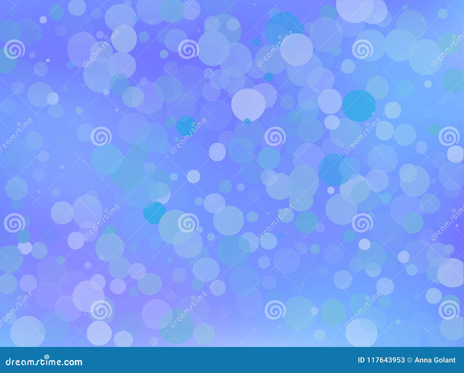 Blue Gradient Background with Bokeh Effect. Abstract Blurred Pattern ...