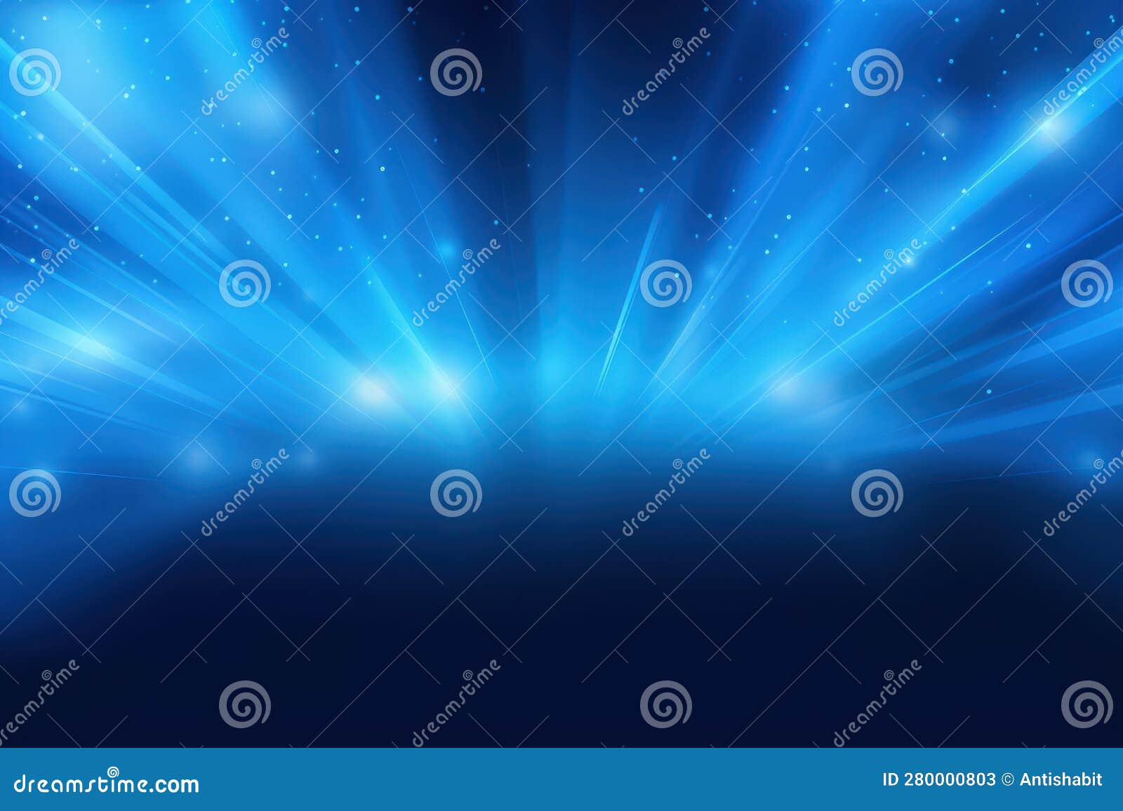 Blue Gradient Background with Flash Rays , Abstract Glowing Light ...