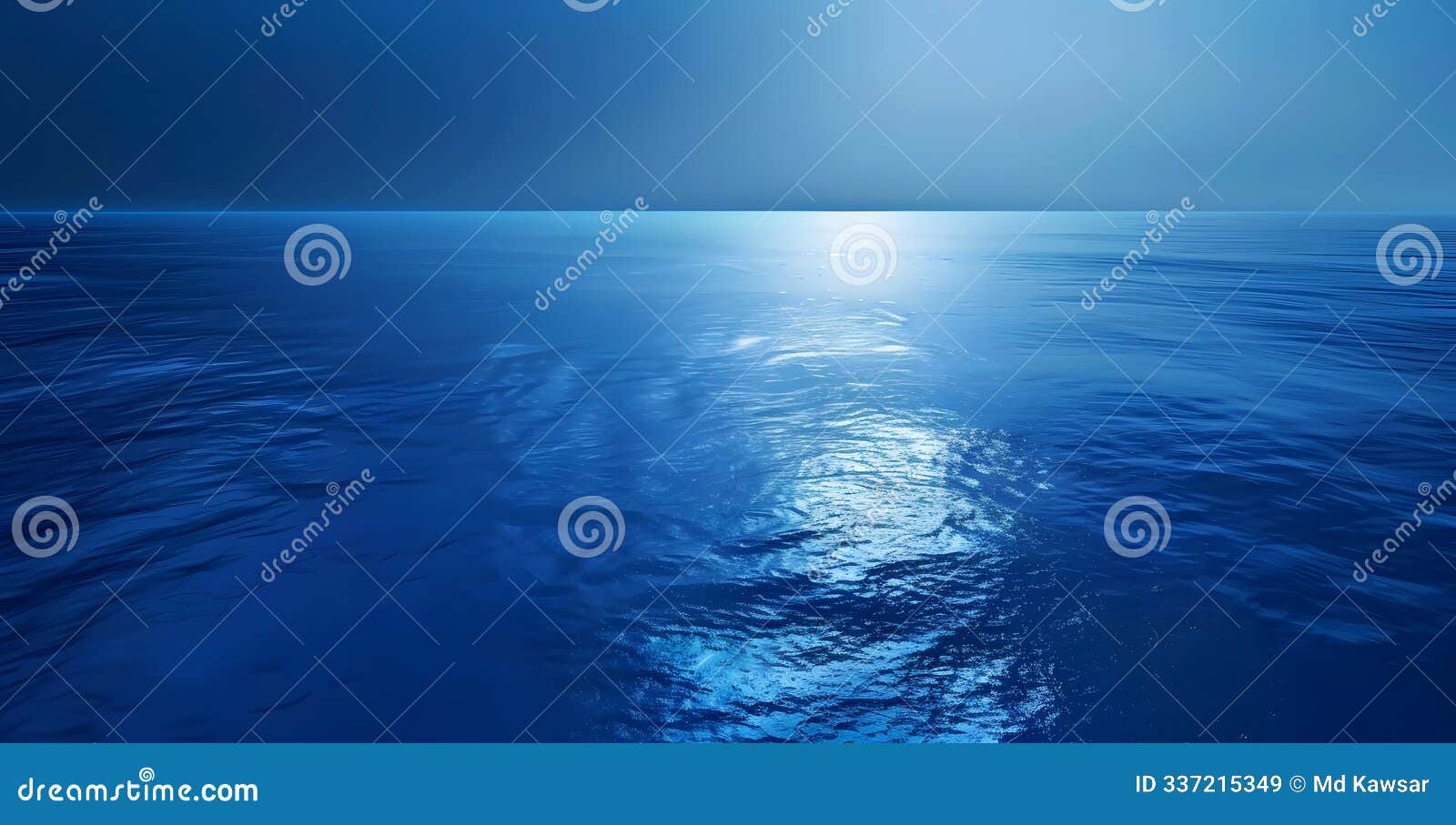 Minimalist Blue Ocean Gradient Background Stock Illustration ...