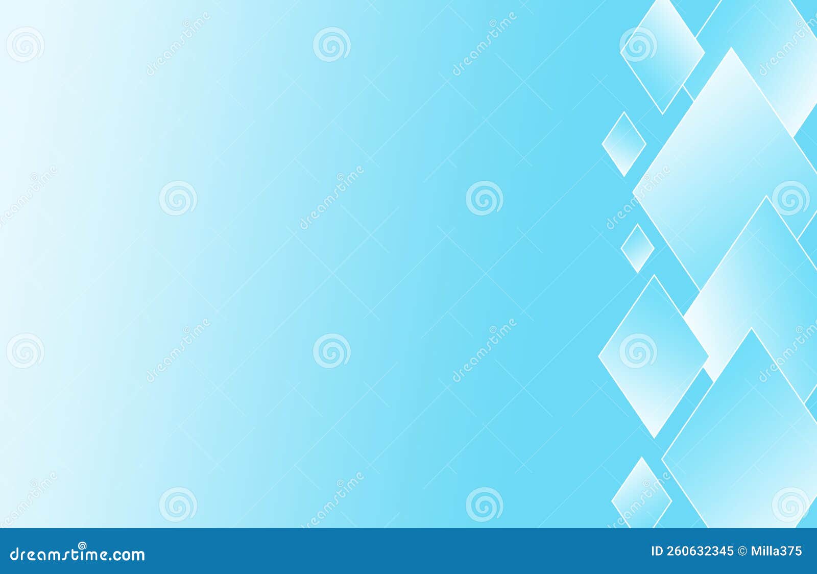 Blue Gradient Background with Rhombus Shapes Stock Illustration ...