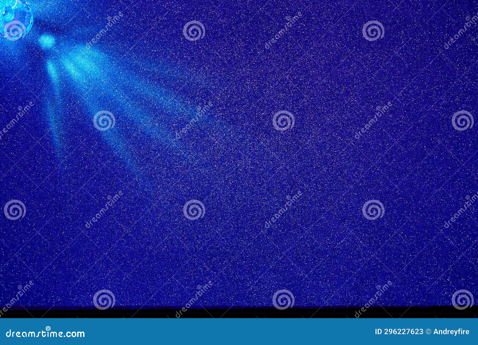 On a Blue Gradient Background, Scattered Turquoise Rays of Light Stock ...