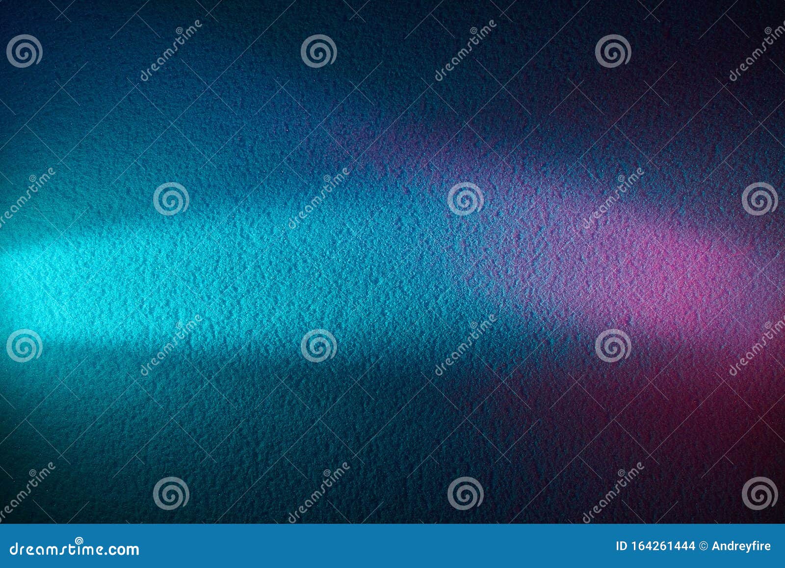 On a Blue Gradient Background, a Turquoise Ray of Light and a Pink Glow ...