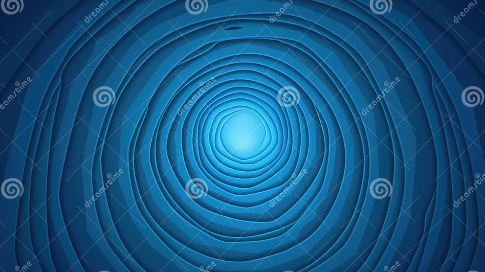 Blue Gradient Circle Overlay with Soft Light Shadow Ideal for ...