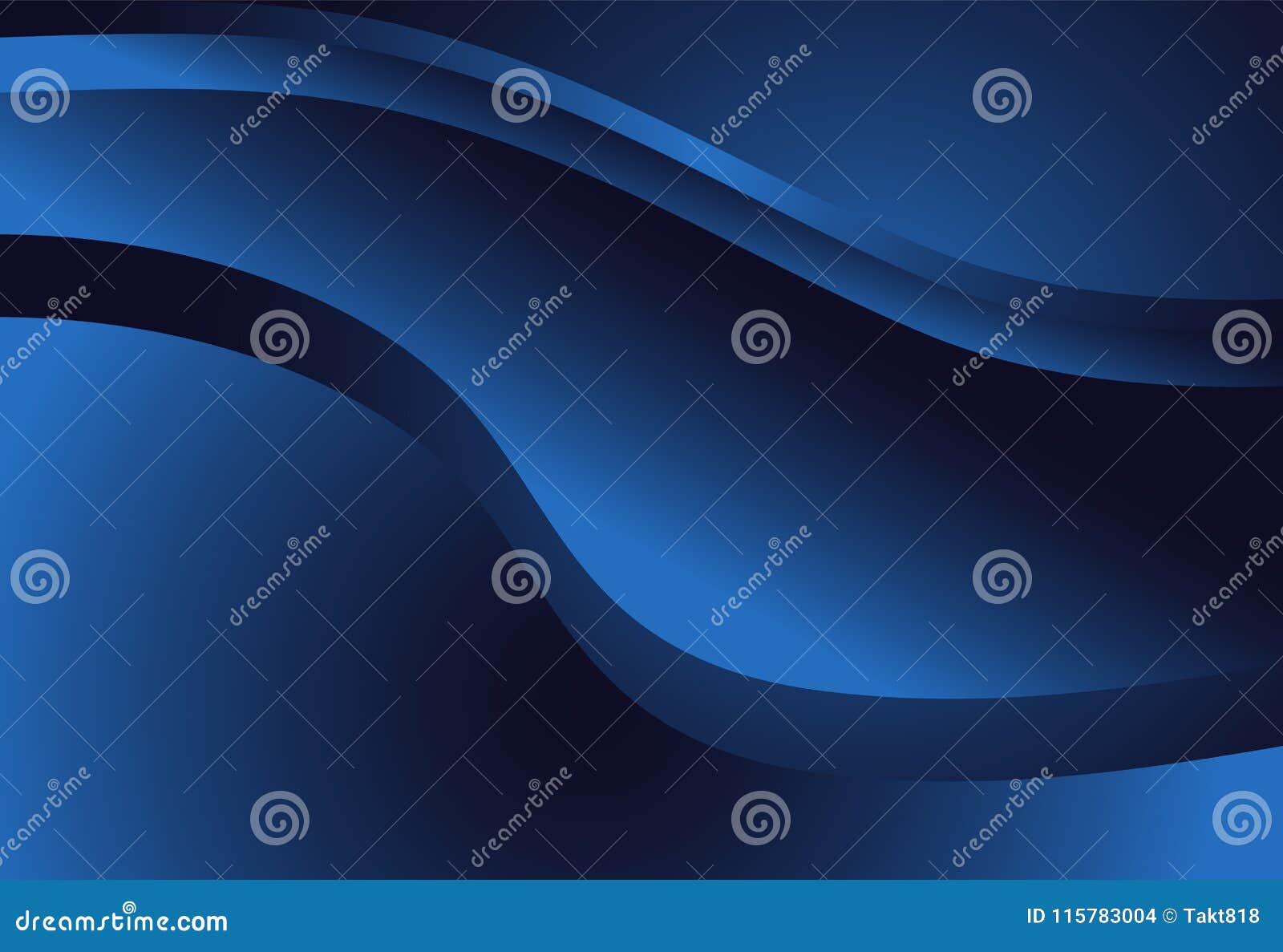 Blue Gradient Curve Background Material Design Overlap Layer Stock Vector - Illustration of ...