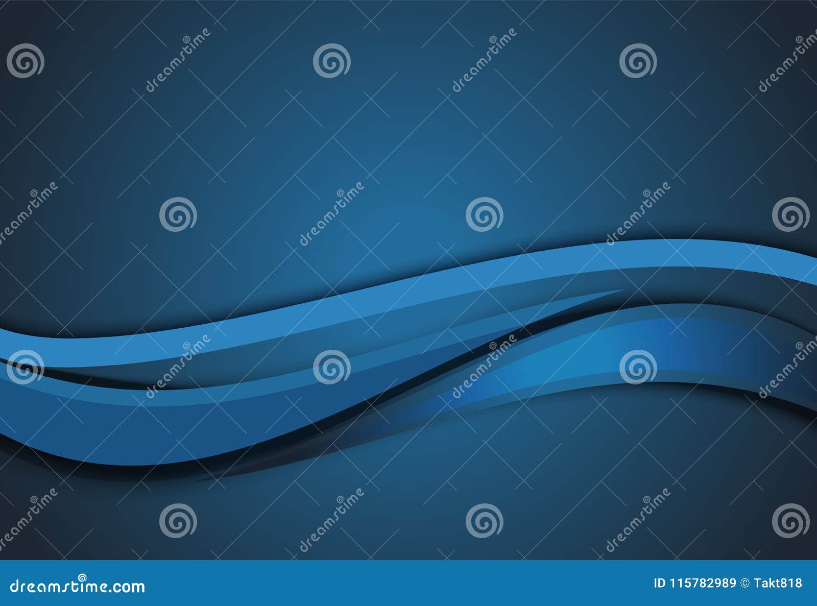 Blue Gradient Curve Background Material Design Overlap Layer Stock Vector - Illustration of ...