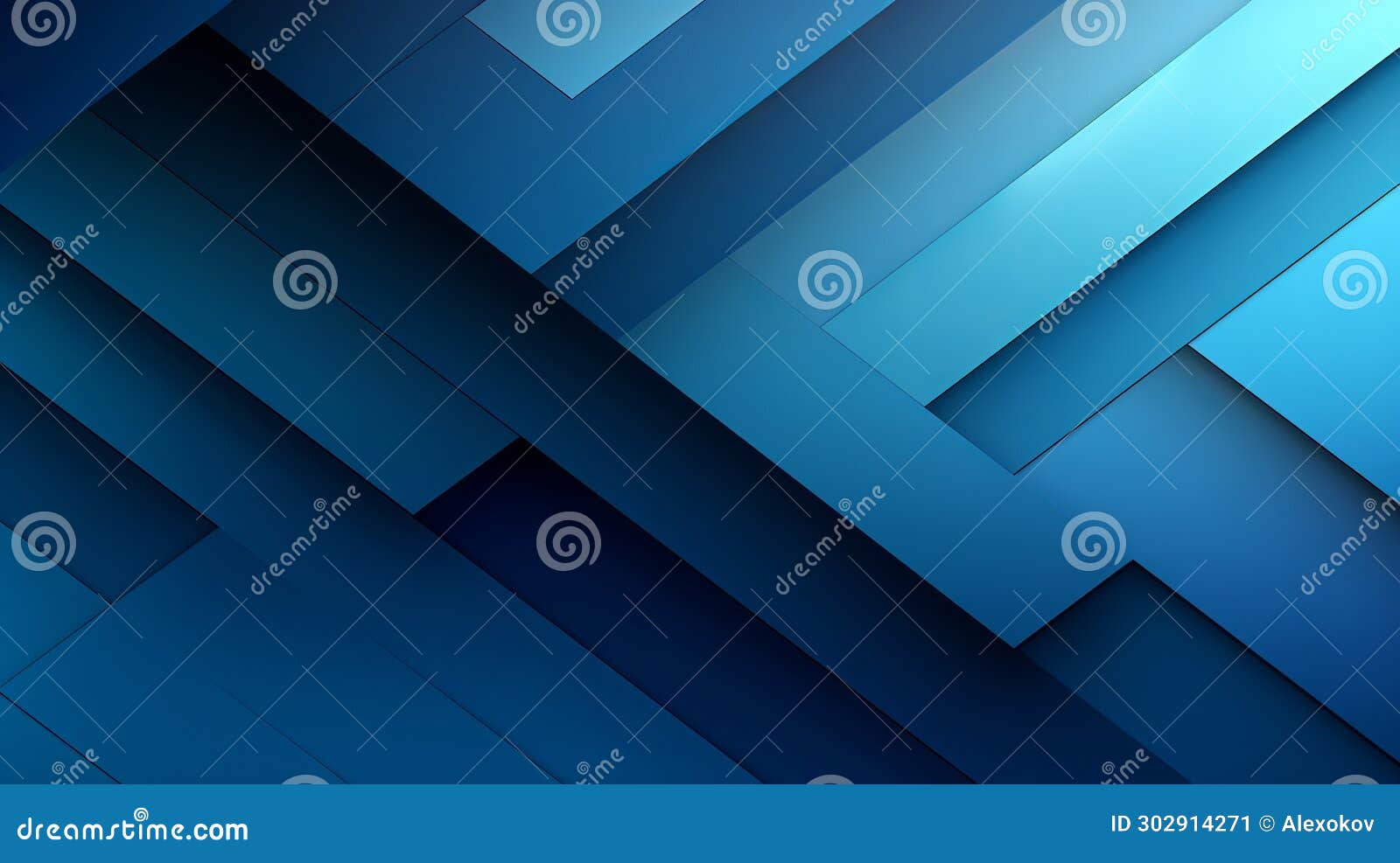 Blue Gradient Diagonal Rectangle Background AI Generated Stock ...