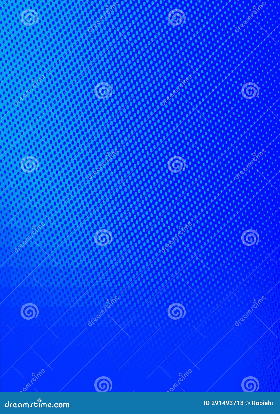 Blue Gradient Dots Background. Empty Vertical Backdrop with Copy Space ...