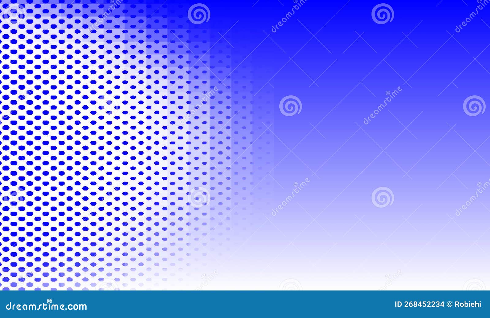 Blue Gradient Dots Pattern Background. Concept for Graphic Design ...