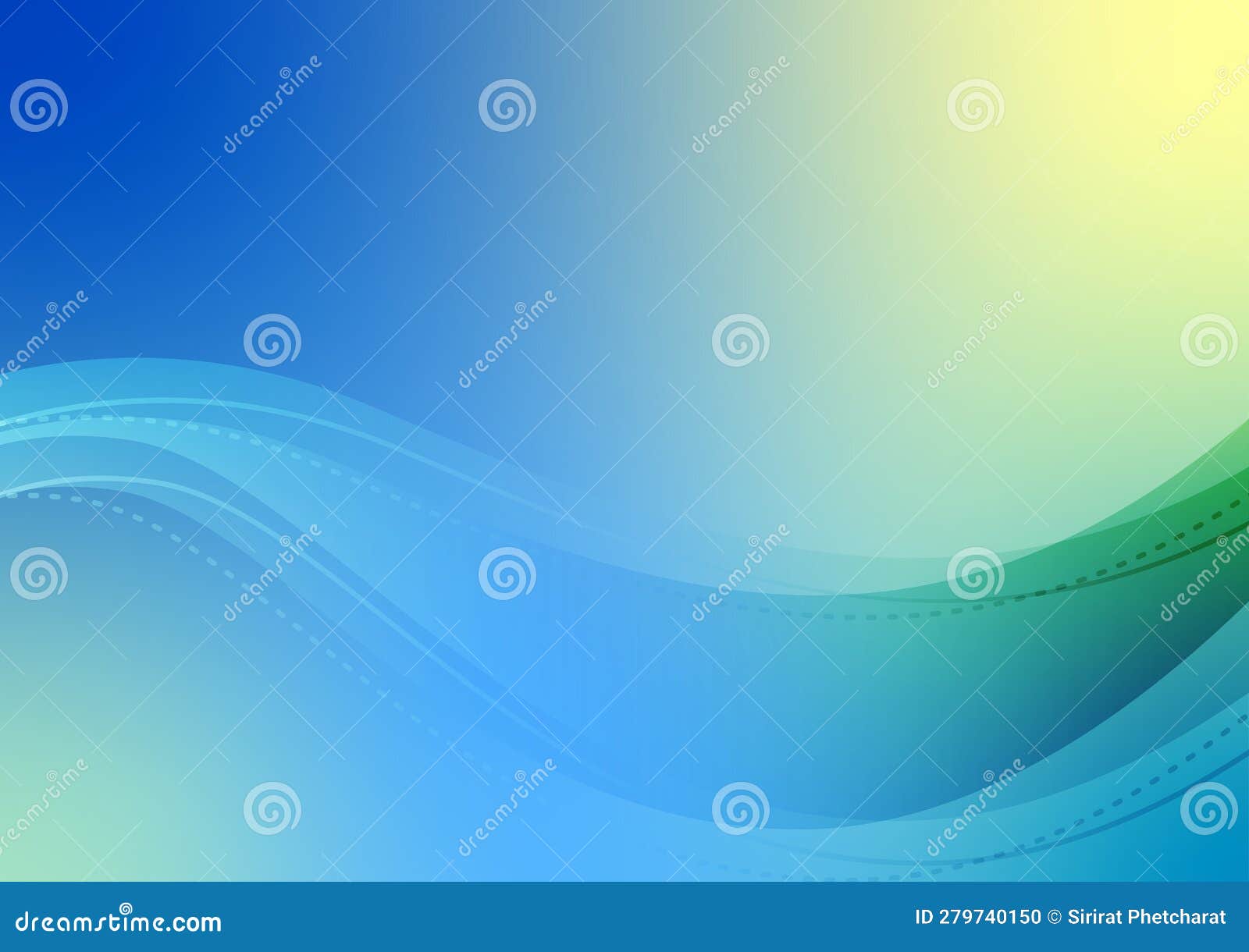 Blue Gradient Dynamic Graphic Soft Line Wave Pattern Background Stock Vector - Illustration of ...