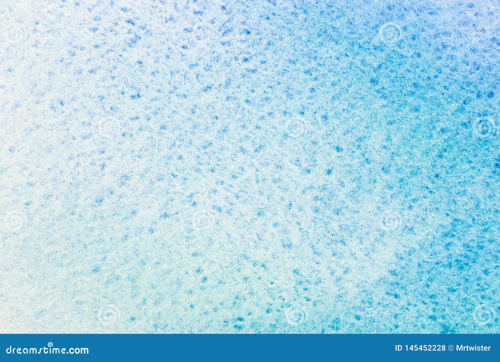 Blue Gradient Fill on Textured Watercolor Paper. Macro Stock ...