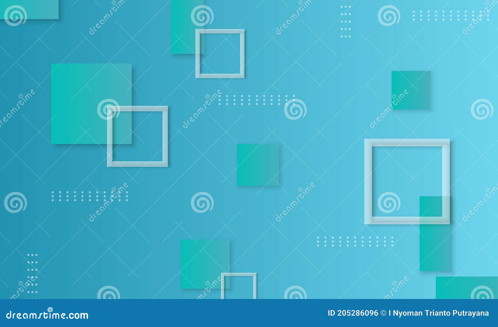 Blue Gradient Geometric Rectangles Shape Background Stock Vector ...