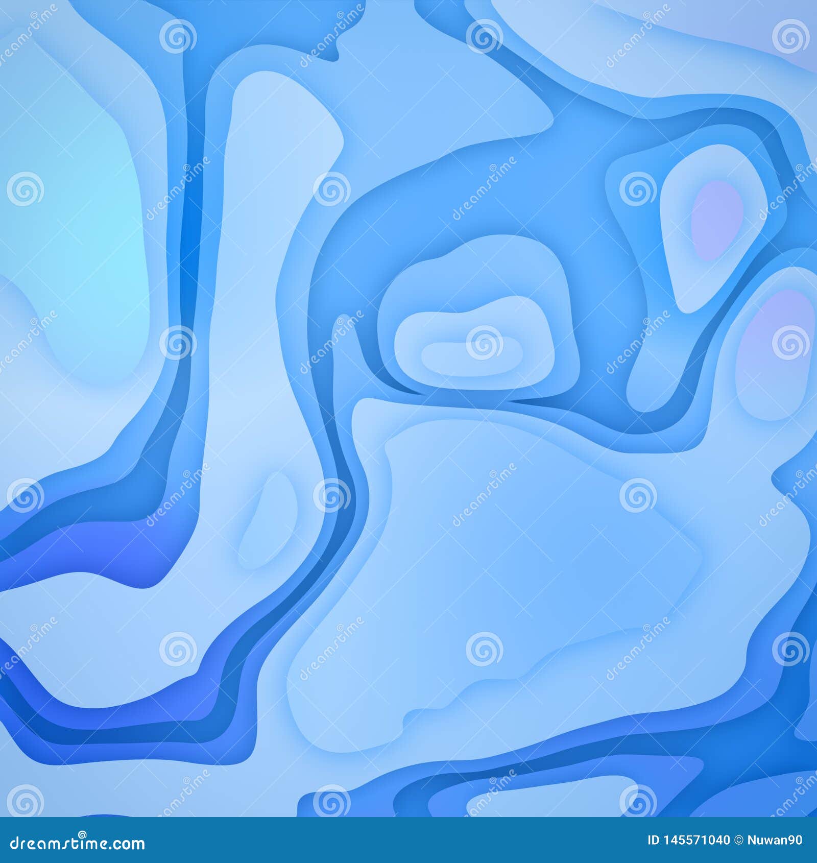 Blue Gradient Geometric Sharp Background Stock Illustration ...