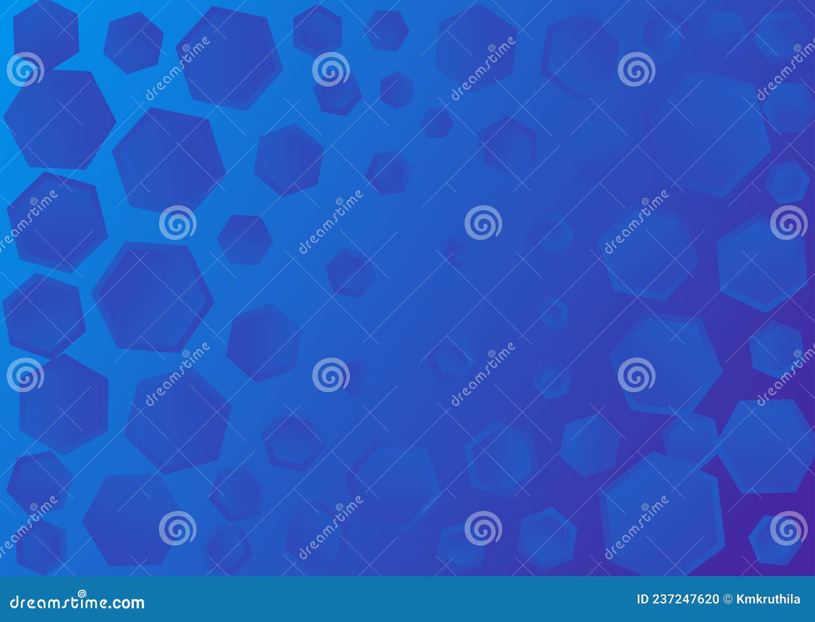 Blue Gradient Hexagon Background Vector Art Beautiful Elegant ...