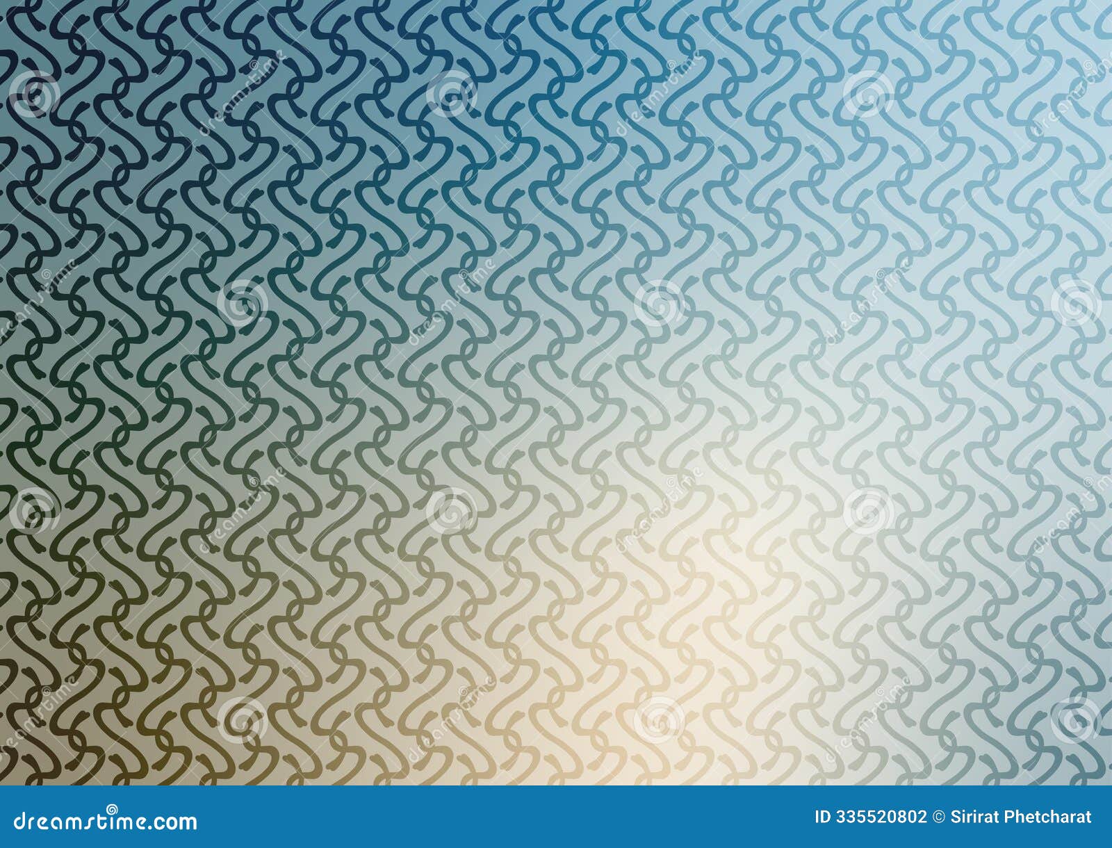 Blue Gradient Pattern Wave Curve Art Background Stock Illustration ...