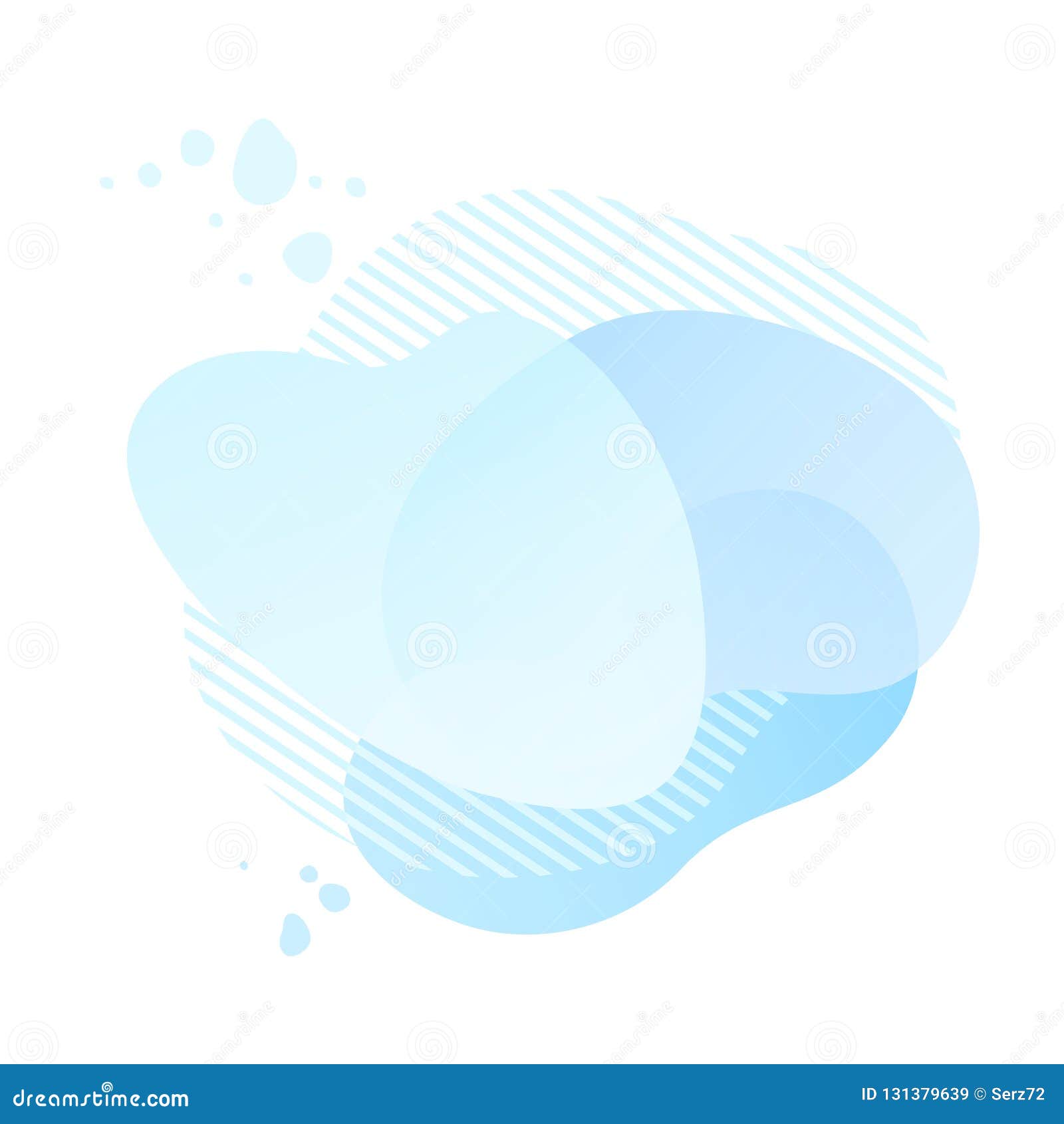 Blue Gradient Shapes with Geometric Lines Stock Vector - Illustration ...