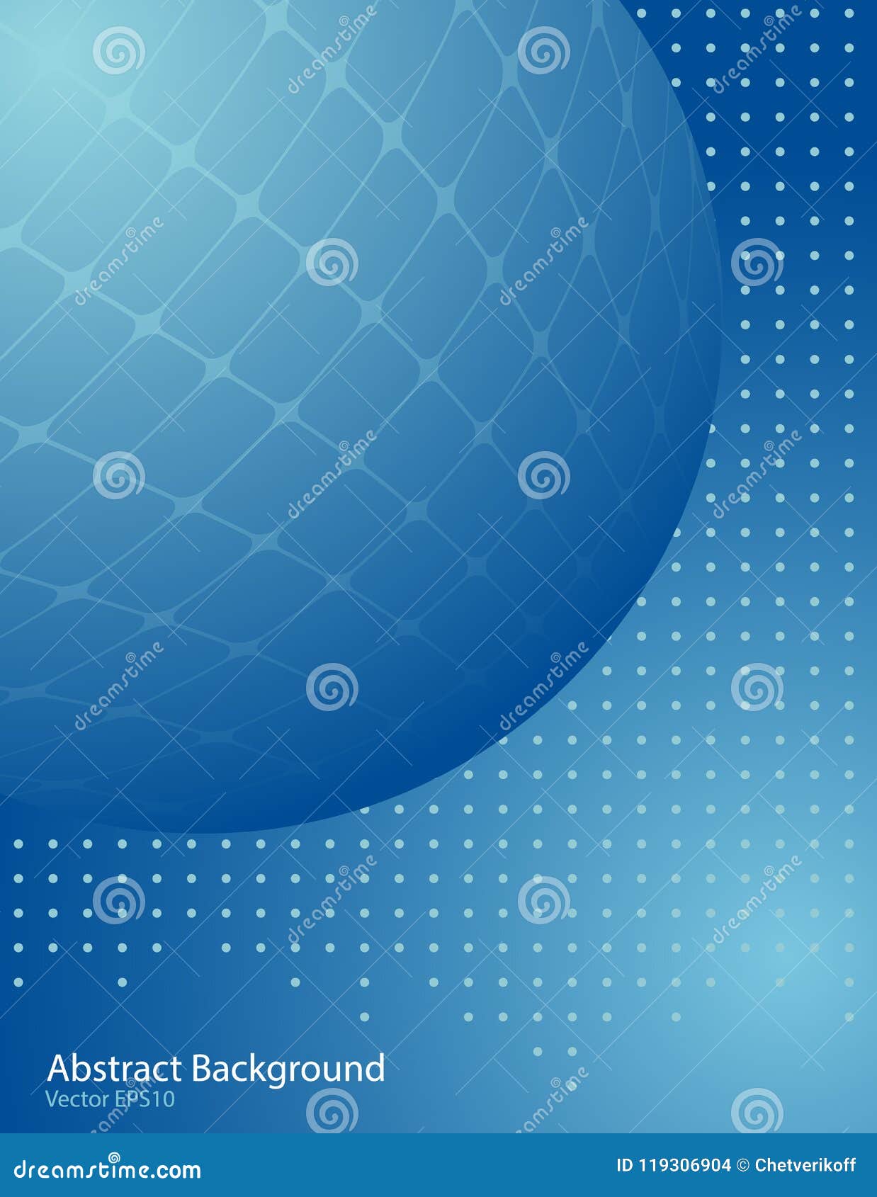 Blue Gradient Sphere Vector Background Stock Vector - Illustration of ...