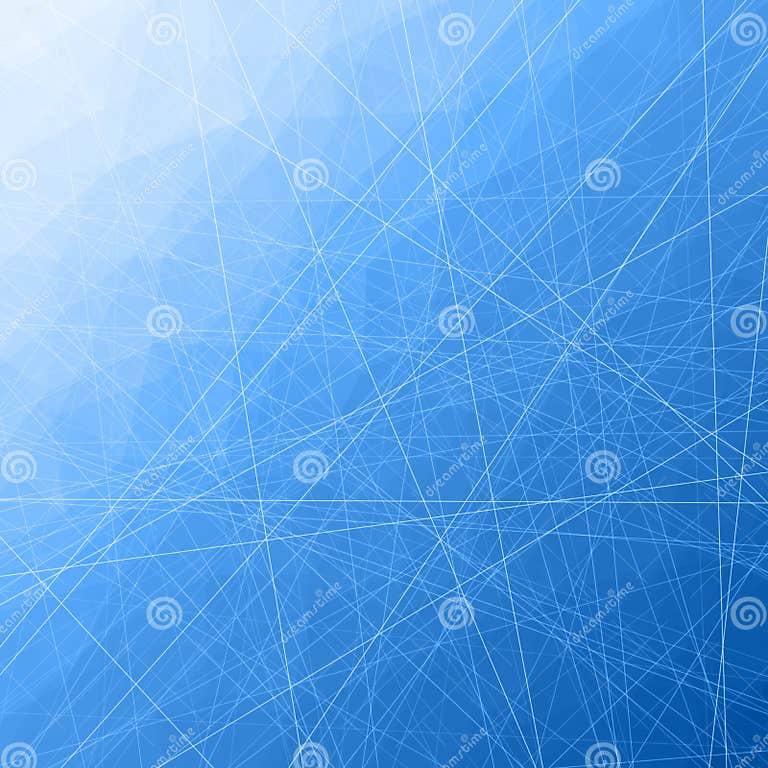 Blue Gradient Background with Abstract Ice Pattern. Stock Vector ...