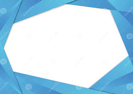 Blue triangle frame border stock vector. Illustration of abstract ...