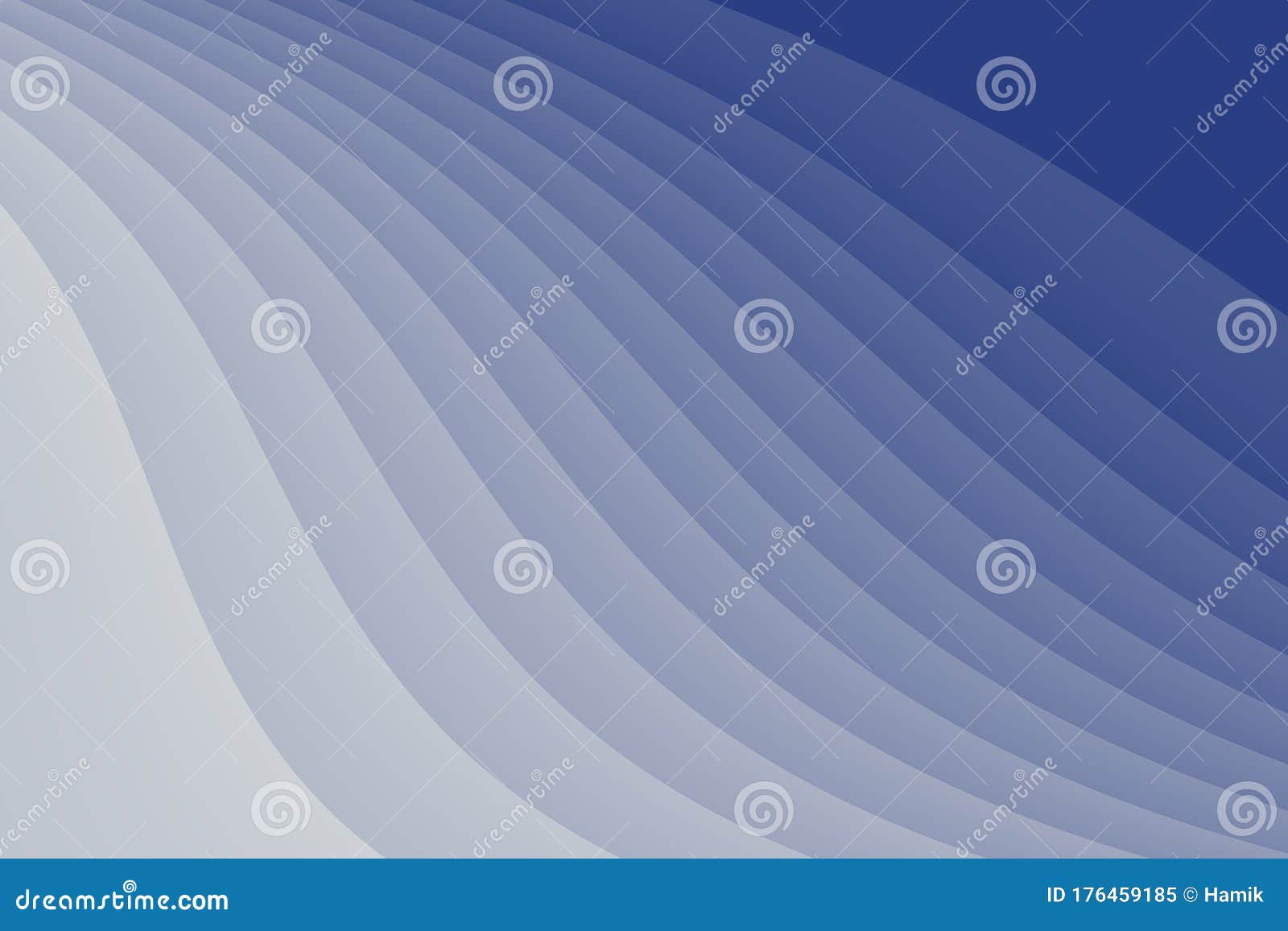 Blue Gradient Wave stock illustration. Illustration of abstract - 176459185
