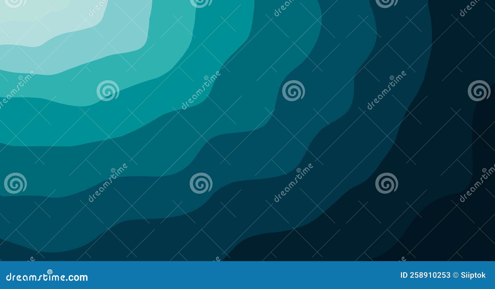 Blue Gradient Wave Ripple Background Animation Stock Video - Video of ...