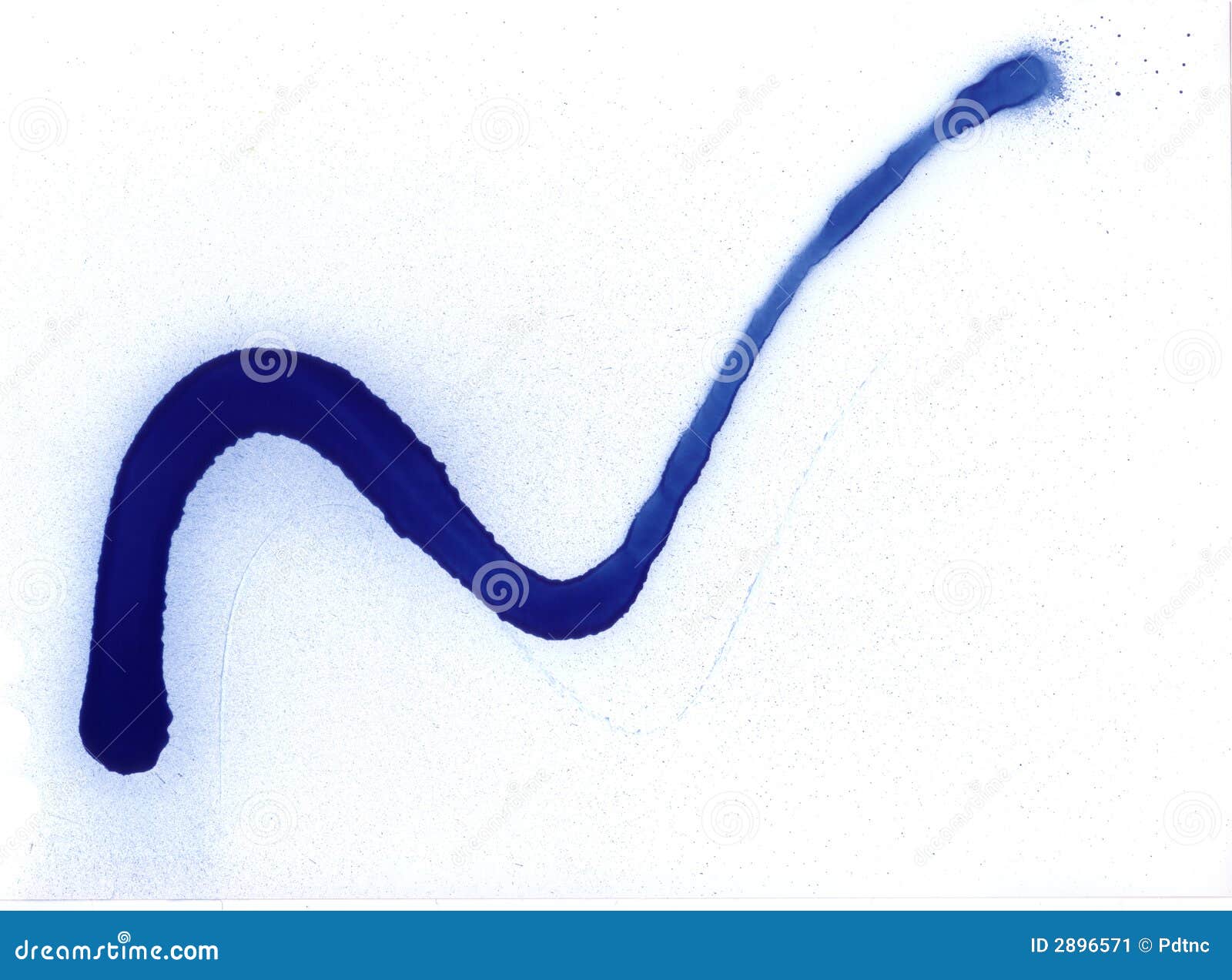 Spray Paint Splatter Blue