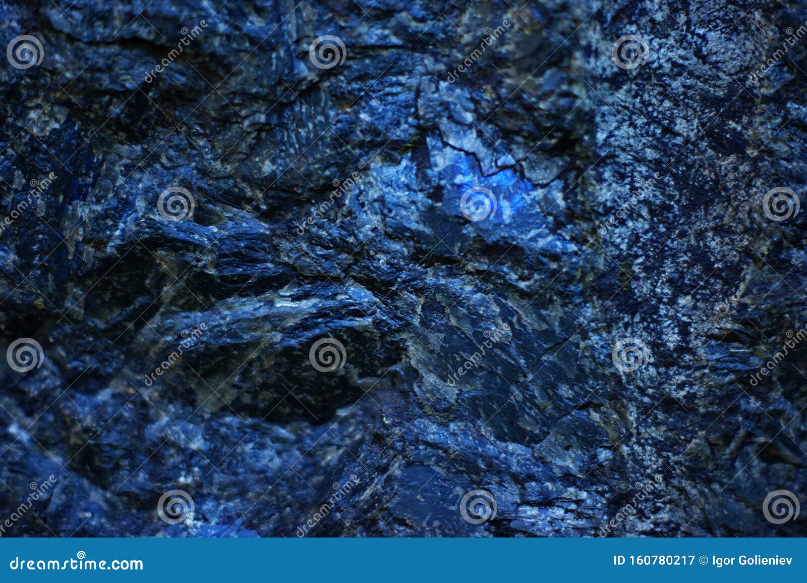 Blue Granite Slab - Closeup Background and Texture Stock Image - Image ...