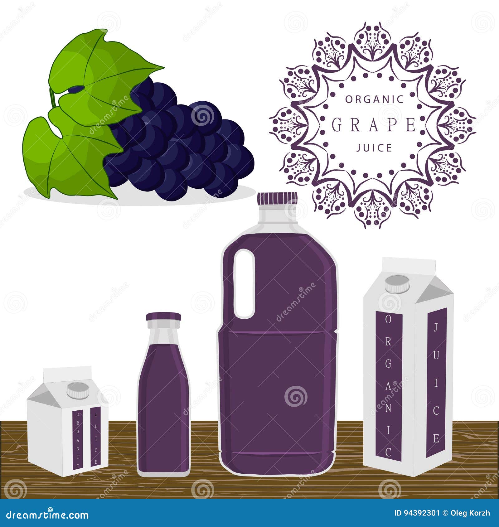 The blue grape stock vector. Illustration of edible, berry - 94392301
