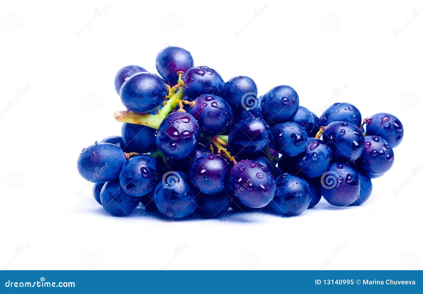 Blue grapes stock image. Image of close, health, fruit - 13140995
