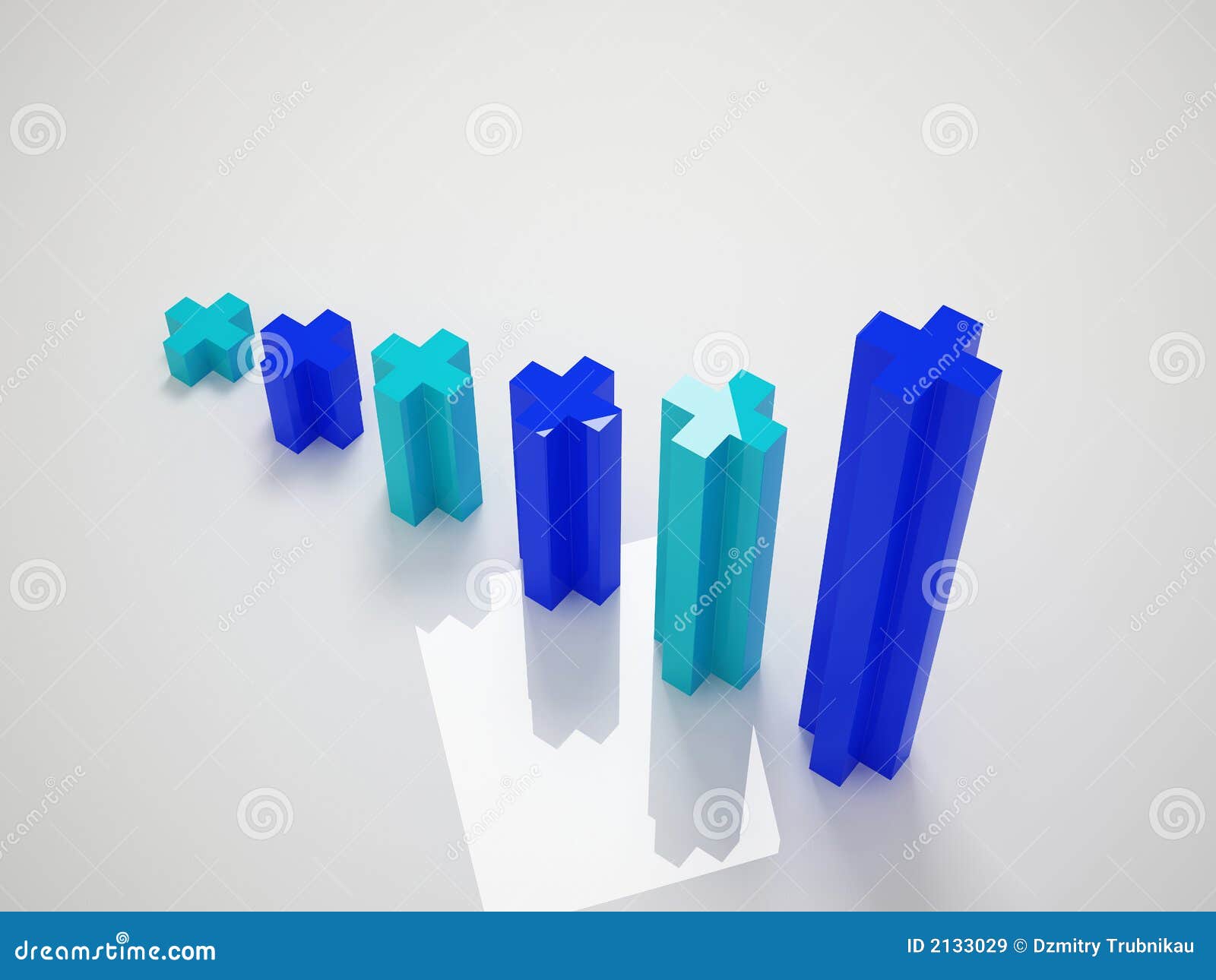 Blue graph stock illustration. Illustration of blue, percentage - 2133029