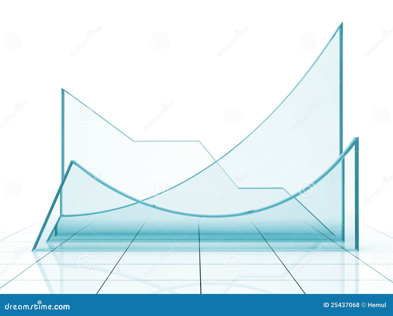 Blue graph stock illustration. Illustration of chart - 25437068