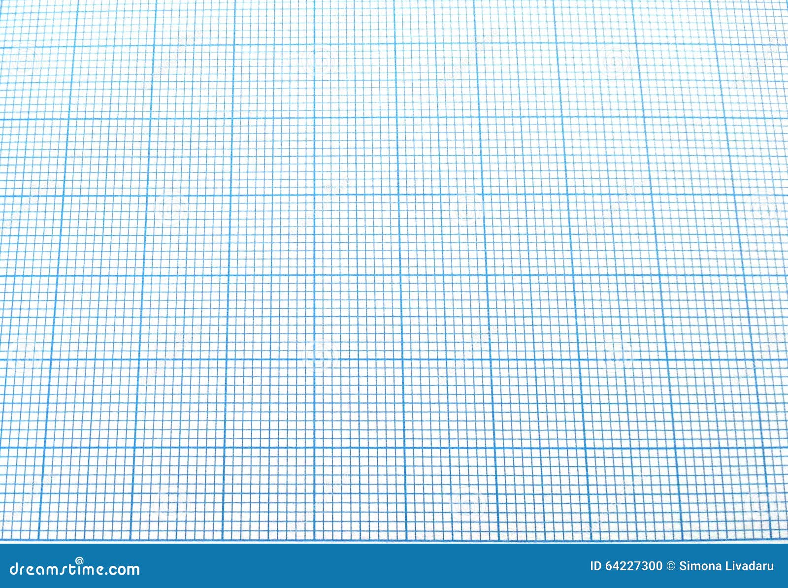 Blue graph paper stock photo. Image of letter, graph - 64227300
