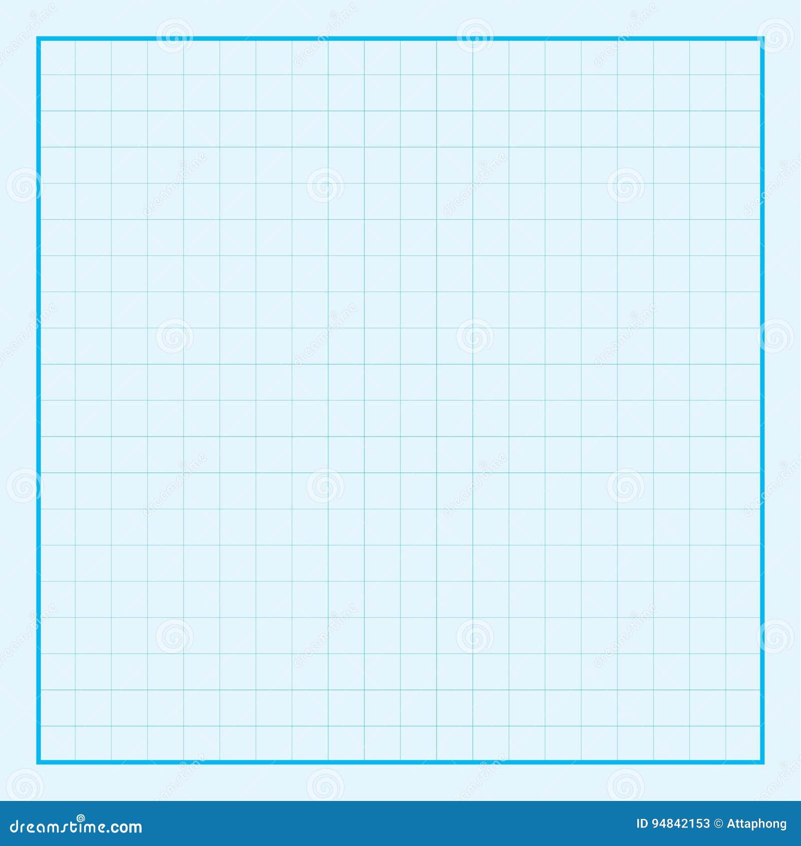 Blue Graph Paper Coordinate Paper Grid Paper Squared Paper Stock Vector ...