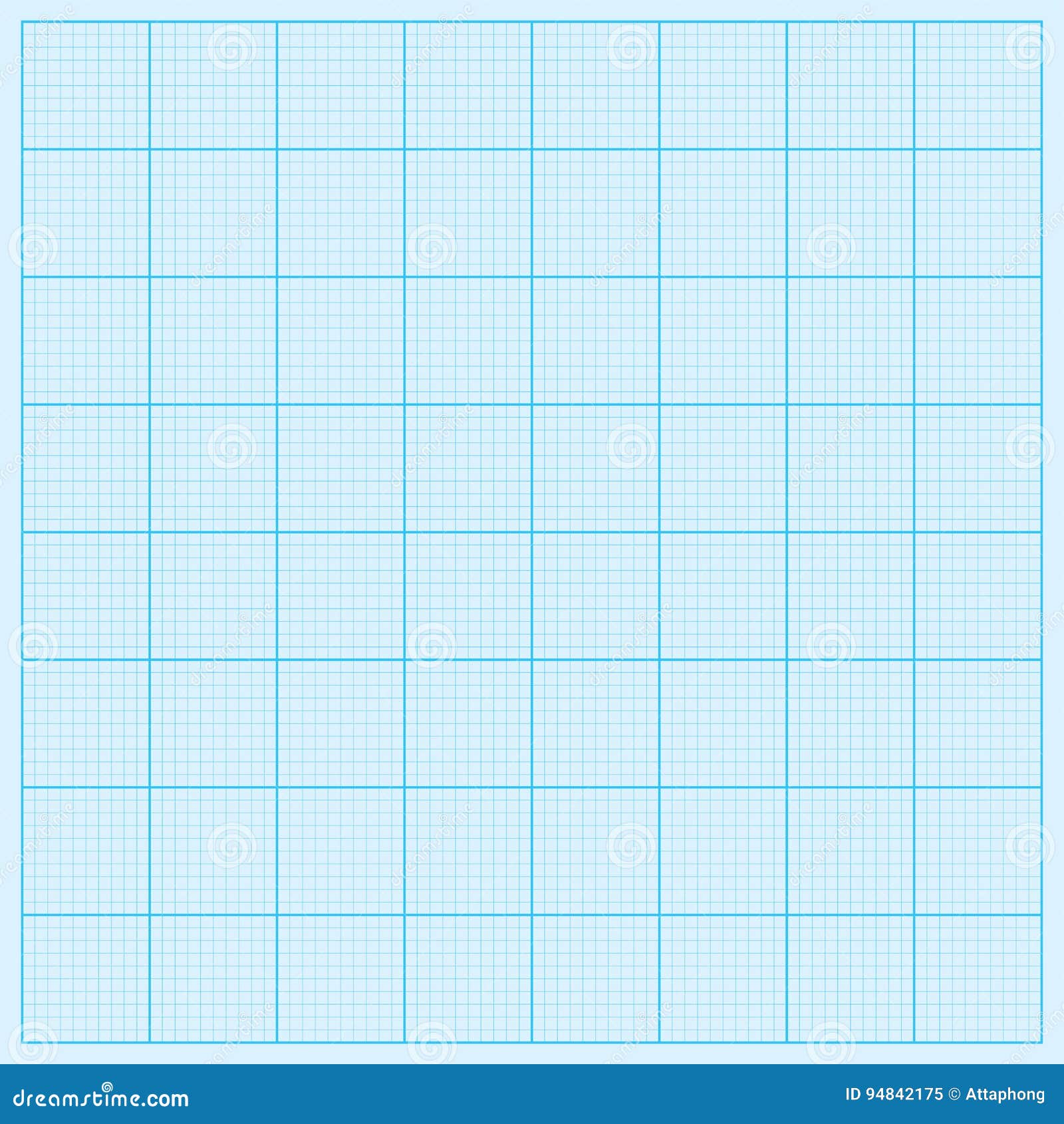 Blue Graph Paper Coordinate Paper Grid Paper Squared Paper Stock Vector ...