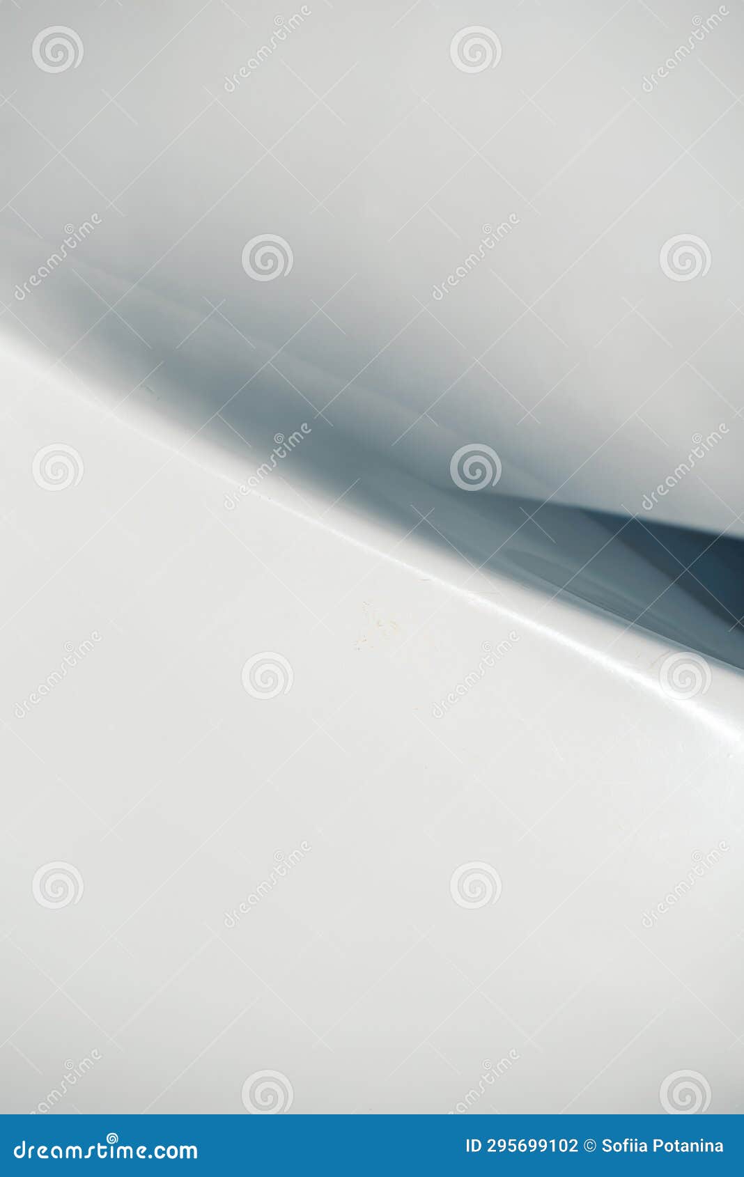 Blue and Gray Abstract Background from Curved Lines of Geometric Shapes ...