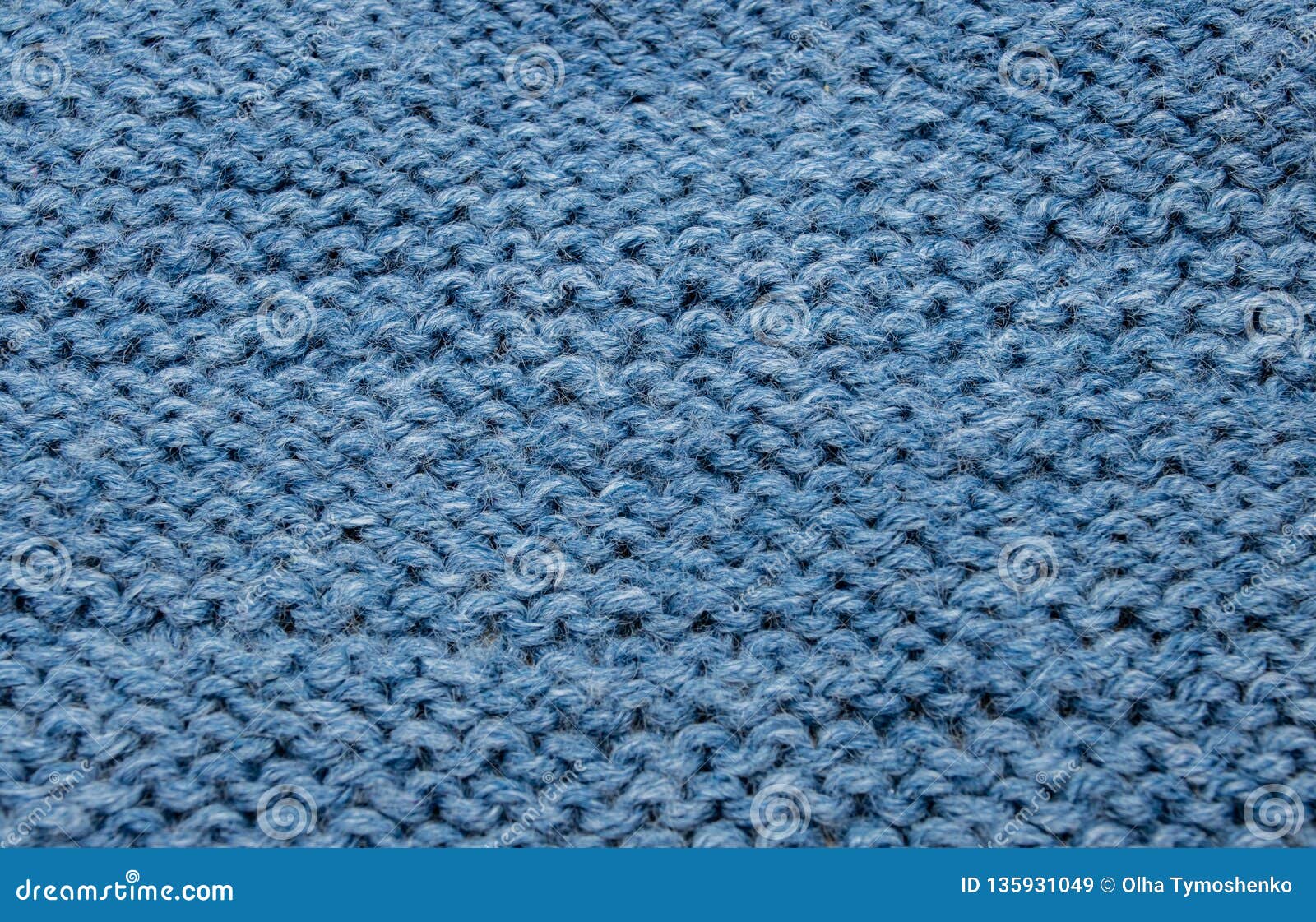 Blue Gray Black Wool Threads in the Fabric Stock Image - Image of ...