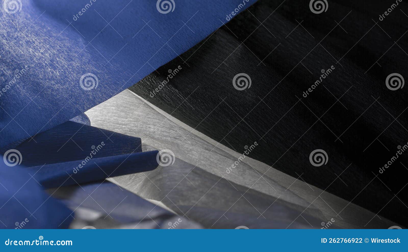 Blue-gray Color Fabric Texture Background Stock Photo - Image of blank ...